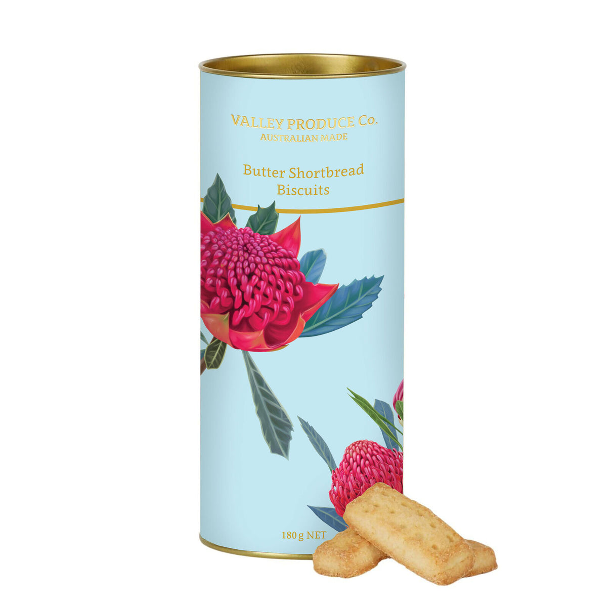 Valley Produce Company Australian Flora Pure Butter Shortbread Tube ...