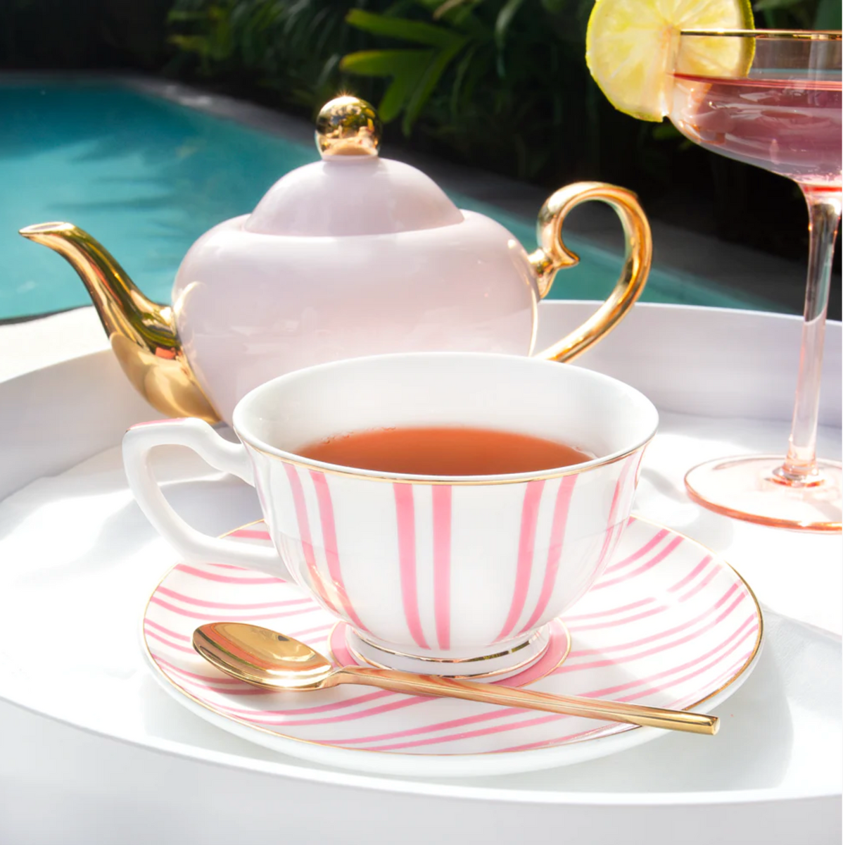 Cristina Re Riviera Teacup & Saucer – The Berry Tea Shop