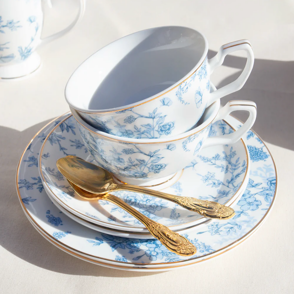 Cristina Re French Toile Teacup & Saucer – The Berry Tea Shop