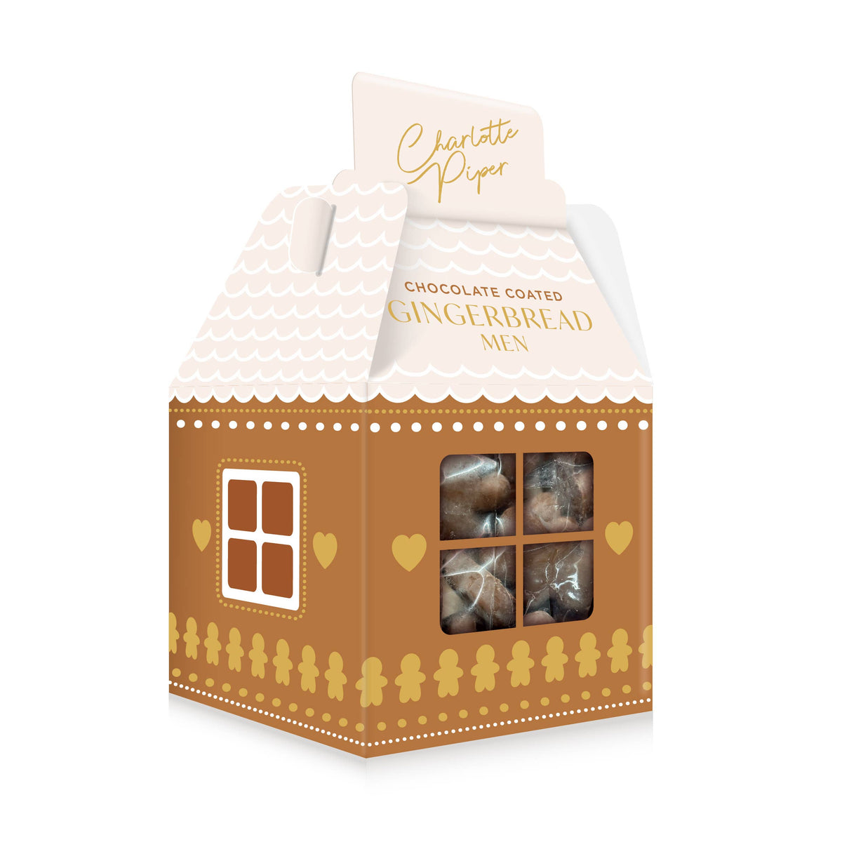 Charlotte Piper Chocolate Coated Gingerbread Men in House (100g) – The ...
